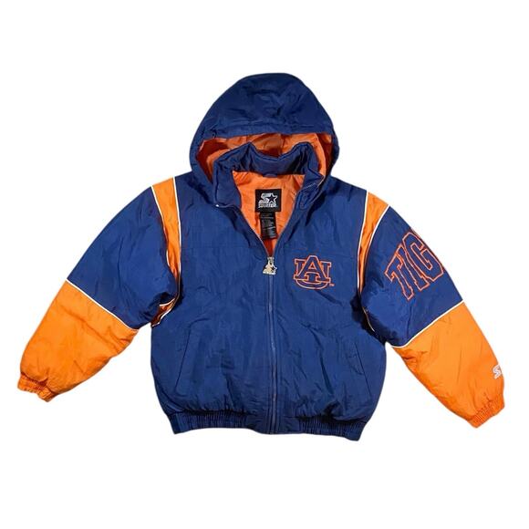STARTER | Jackets & Coats | Vintage 9s Starter Auburn University Puffer ...
